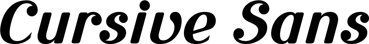 Cursive Sans Bold font | Fonts2u.com