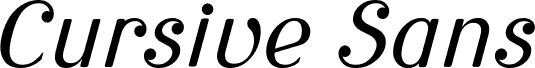 Cursive Sans Bold font | Fonts2u.com