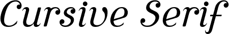 Cursive Serif font | Fonts2u.com