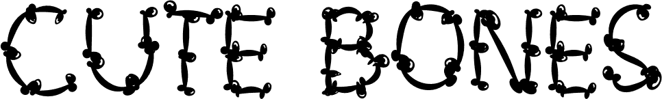 Cute Bones font | Fonts2u.com