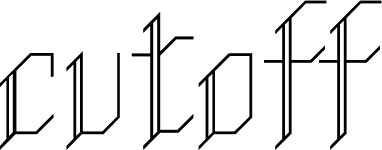 CutOff font | Fonts2u.com