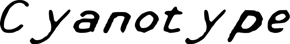 Cyanotype font | Fonts2u.com