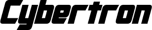 Cybertron font