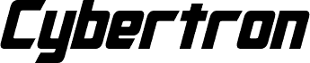 Cybertron Bold 字体 | Fonts2u.com
