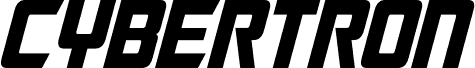Cybertron font