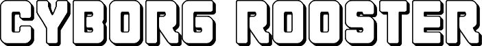 Cyborg Rooster font | Fonts2u.com