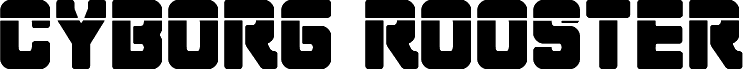 Cyborg Rooster font | Fonts2u.com