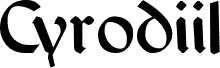 Cyrodiil Bold font | Fonts2u.com