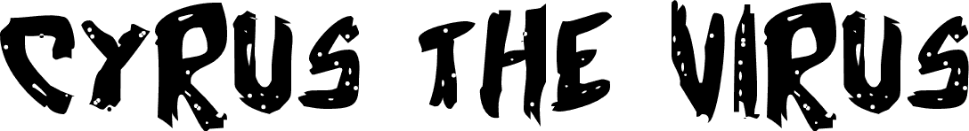 Cyrus the Virus Expanded font | Fonts2u.com
