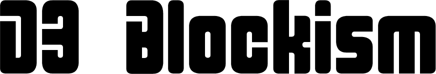 D3 Blockism font