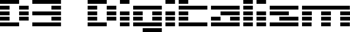 D3 Digitalism Italic font | Fonts2u.com