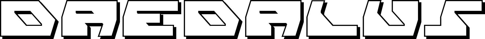 Daedalus Shadow font