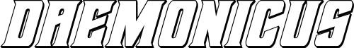 Daemonicus Italic font | Fonts2u.com
