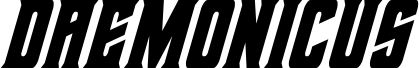 Daemonicus Italic font | Fonts2u.com