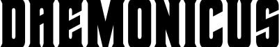 Daemonicus Italic font | Fonts2u.com