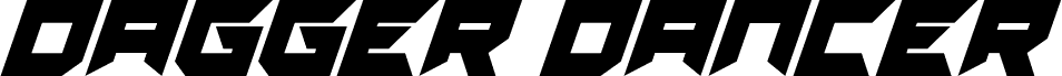 Dagger Dancer font | Fonts2u.com