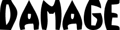 Damage" Stab font | Fonts2u.com