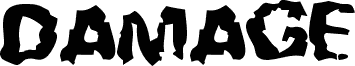 Damage" Bludgeon font | Fonts2u.com
