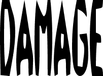 Damage" Stab font | Fonts2u.com
