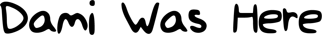 Dami_Was_Here font | Fonts2u.com
