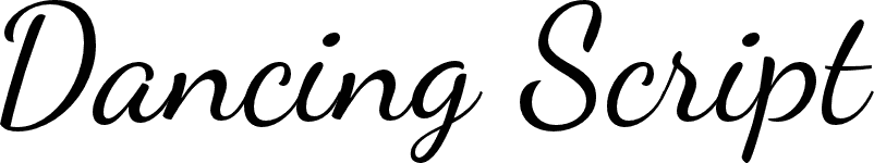 Dancing Script font