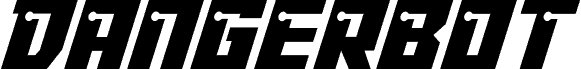 Dangerbot font | Fonts2u.com