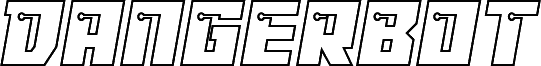 Dangerbot 3D font