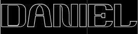 DANIEL-Hollow Bold font | Fonts2u.com