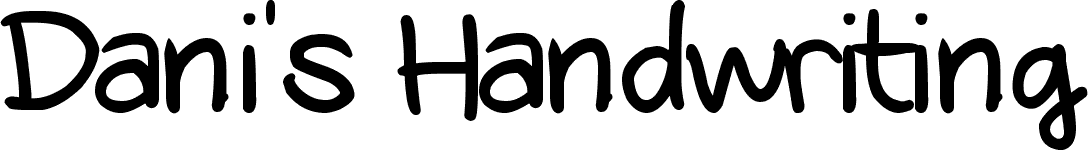 Dani's Handwriting font | Fonts2u.com
