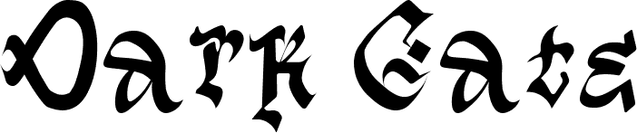 Dark Gate font