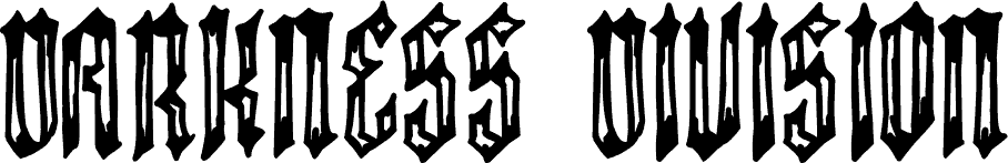 Darkness Division písmo | Fonts2u.com