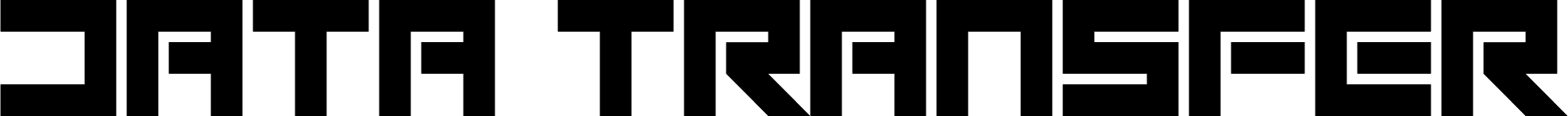 Data Transfer font | Fonts2u.com