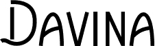 Davina font | Fonts2u.com