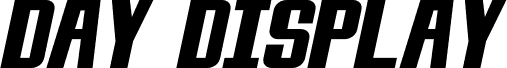 Day Display font | Fonts2u.com
