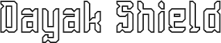Dayak Shield Bold font | Fonts2u.com