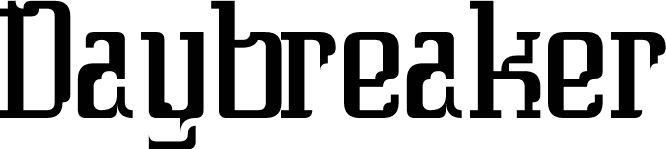 Daybreaker font | Fonts2u.com