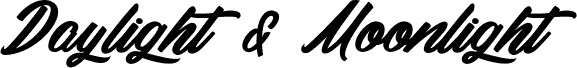 Daylight&Moonlight_PersonalUseOnly font | Fonts2u.com