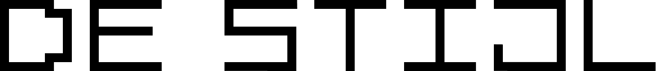 de Stijl font