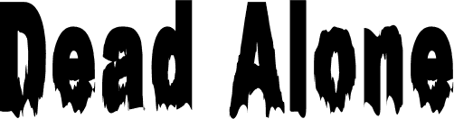 Dead Alone Free Trial font