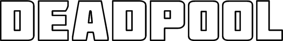 Deadpool Outline フォント | Fonts2u.com
