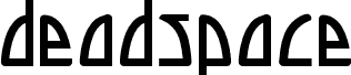 DeadSpace font