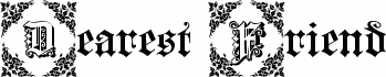 Dearest Friend font | Fonts2u.com