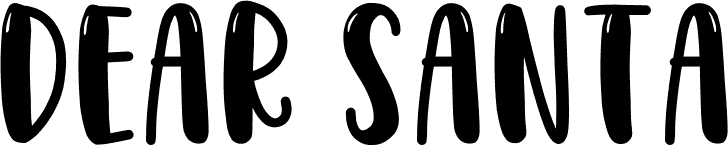 DEARSANTA font