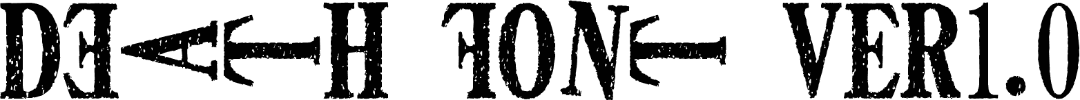 DEATH FONT ver1.0 fuente | Fonts2u.com