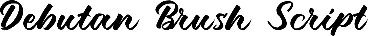 Debutan Brush Script font | Fonts2u.com