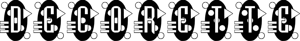 Decorette font