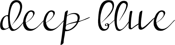 deep blue Regular font | Fonts2u.com