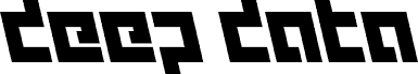 deep data cube leftalic 字体 | Fonts2u.com