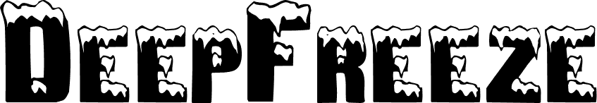 DeepFreeze font