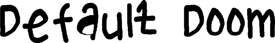 Default Doom font | Fonts2u.com